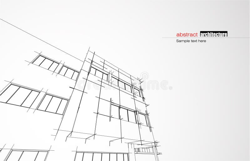 Architecture Design of Residence and Public Buildings. Side and Layout ...