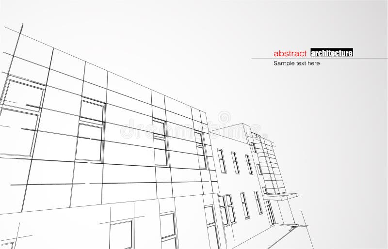 Architecture Design of Residence and Public Buildings. Side and Layout ...