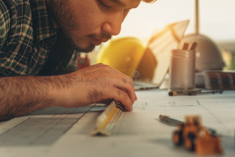 Building Design Engineering and Construction Business Stock Image ...