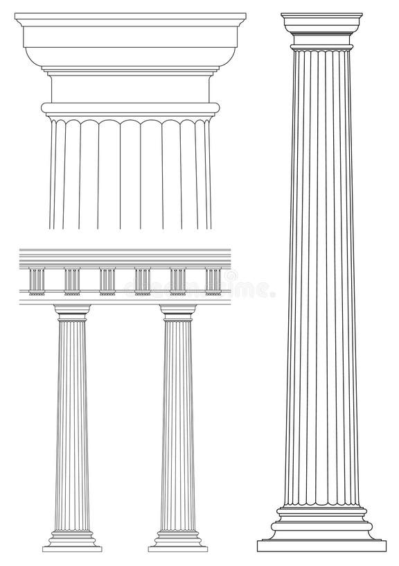 Column Architecture Detail Stock Illustrations – 7,101 Column ...