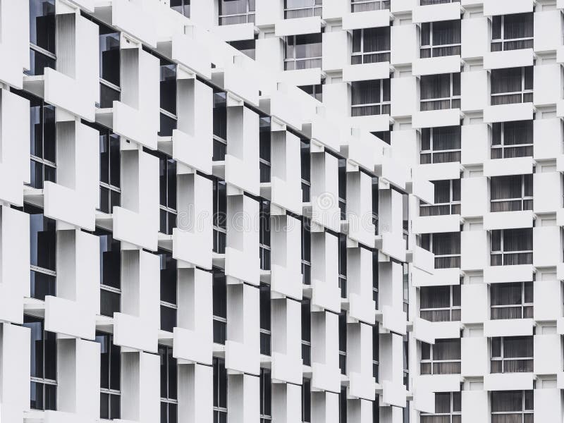 Architecture Detail Building Facade Design Geometric Frame Stock Photo ...