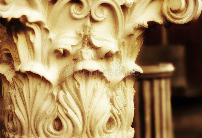 Column Architectural Detail and Symbolism Stock Photo - Image of ...