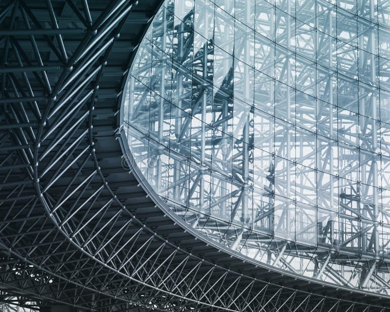Architecture Detail Modern Building Glass Facade Exterior Stock Image ...