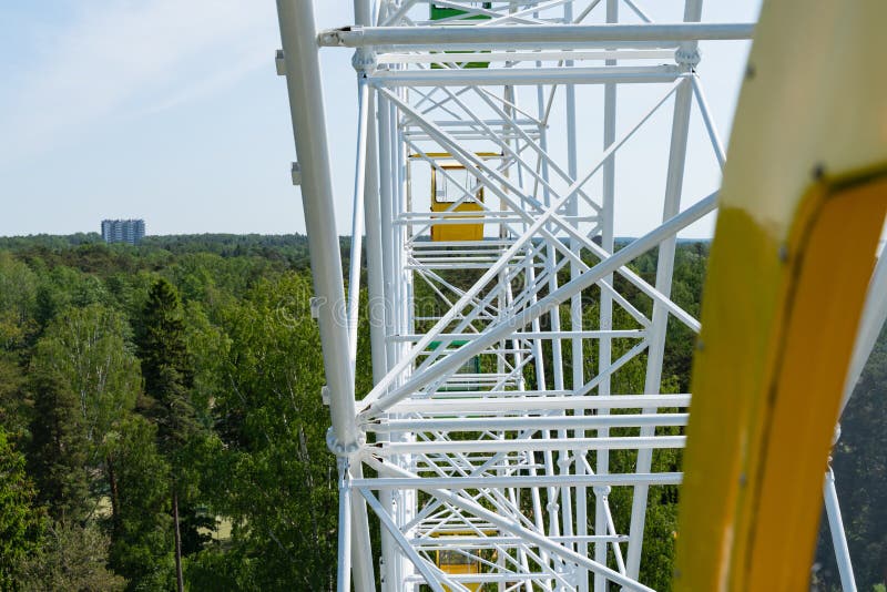 Architecture Detail Modern Metal Structure Pattern Construction Stock ...