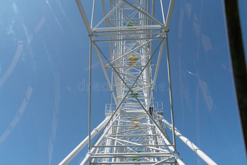 Architecture Detail Modern Metal Structure Pattern Construction Stock ...