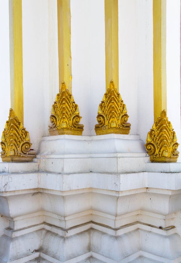 Architecture Detail of Old Buddhist Pagoda Base Stock Image - Image of ...