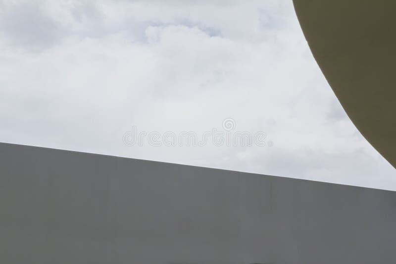 Architecture Detail - Straight and Curved Shape in Building Stock Photo ...