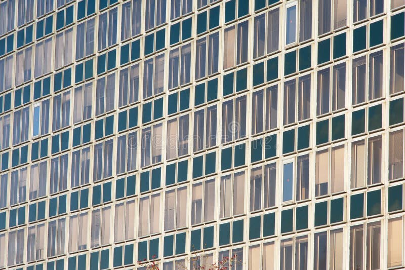Architecture Detail, Windows of an Office Building Stock Image - Image ...