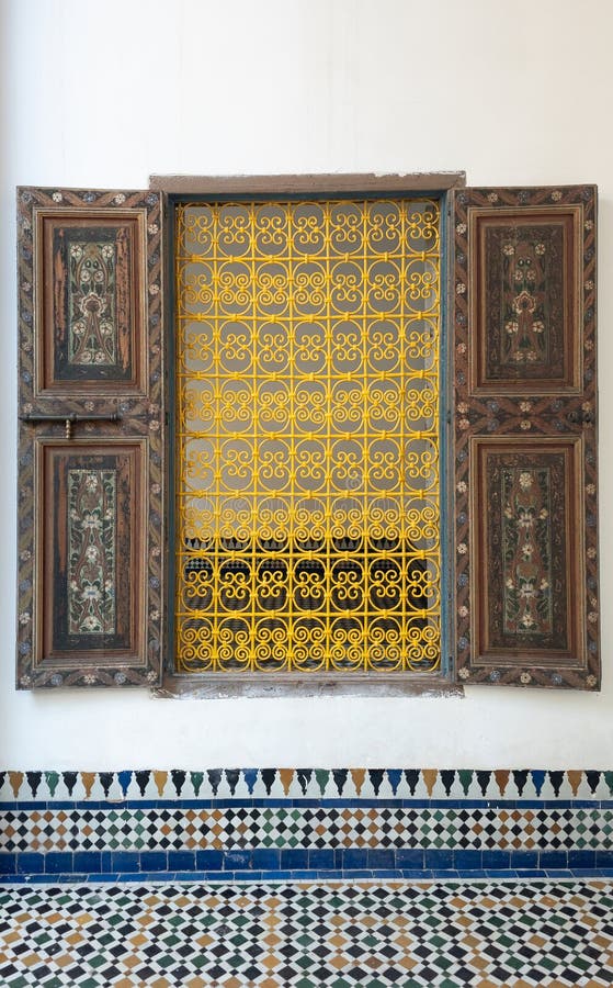 Architecture Details of Building in the City of Marrakech Stock Photo ...