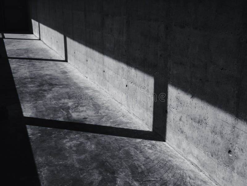 Concrete Wall Shade Shadow Architecture Details Industry Stock Photo ...