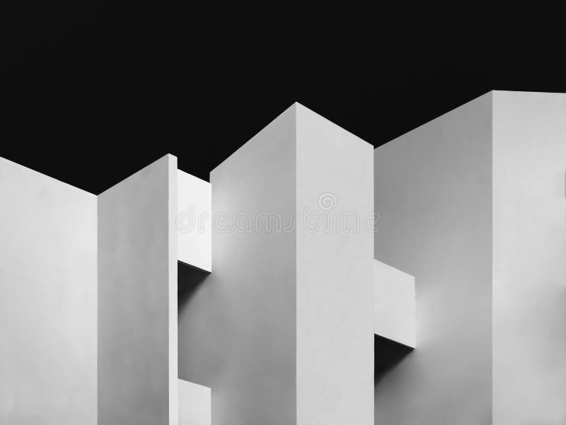 Architecture Details Cement Geometric Shape Building Exterior Abstract ...