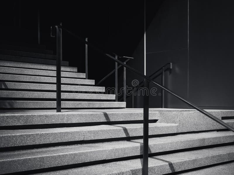 Architecture Details Cement Stairs Step Building Shade Shadow Lighting ...