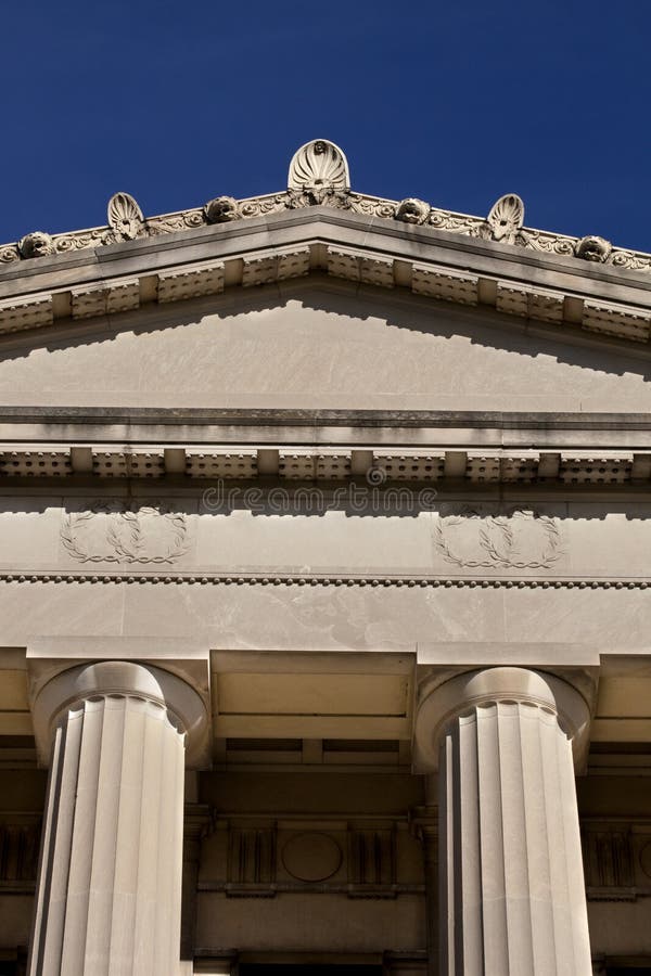 Architecture: Details of Columns on Building Stock Image - Image of ...