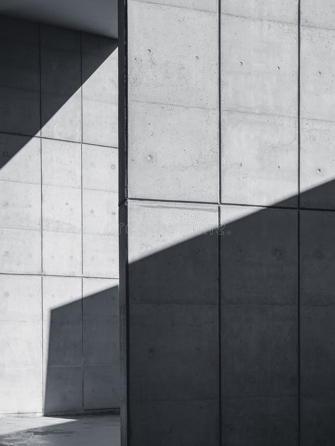 Architecture Details Concrete Wall Modern Building Shade Shadow ...