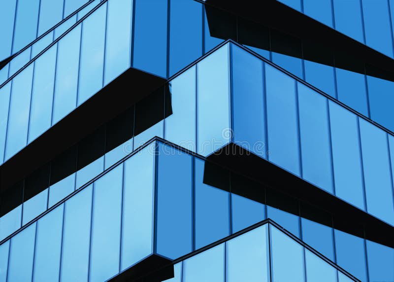 Architecture Details Glass Wall Geometric Pattern Modern Building ...