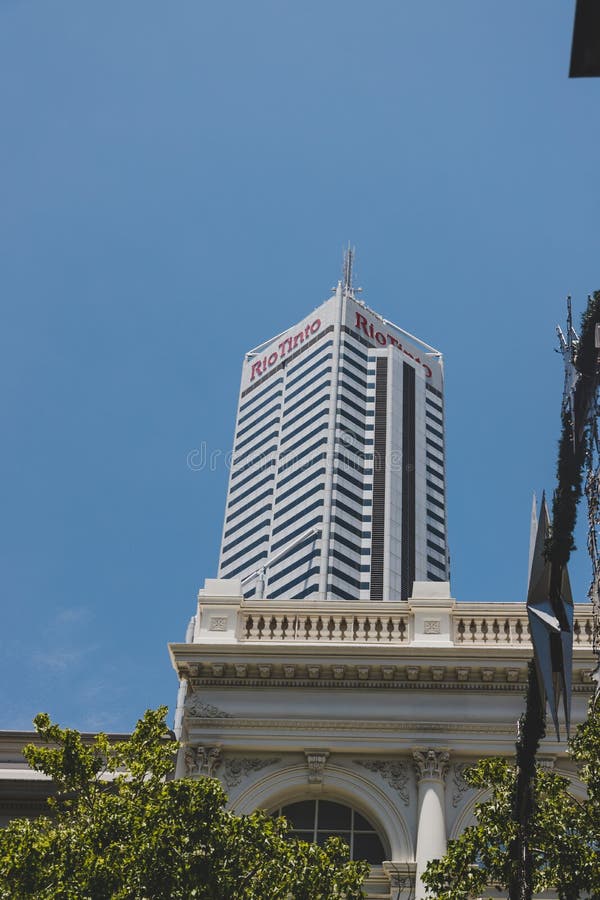 Architecture and Details of the Streets of Perth Modern CBD Editorial ...