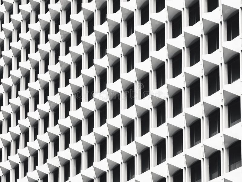 Architecture Details Wall Geometric Pattern Abstract Background Stock ...