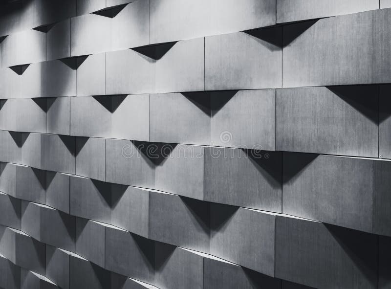 Architecture Details Wall Pattern Geometric Abstract Background Stock ...