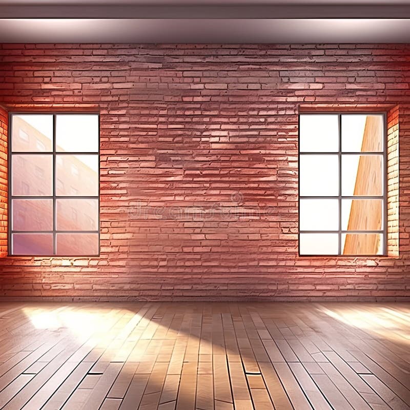 Architecture Dramatic Light Empty Dance Room Interior , Generated by AI ...