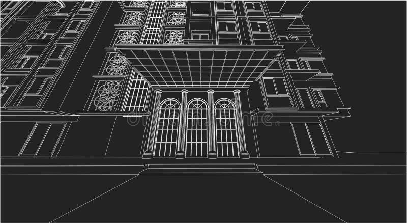 High Rise Building Drawing