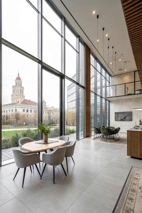 Architecture Drawing of a Modern Room Stock Illustration - Illustration ...