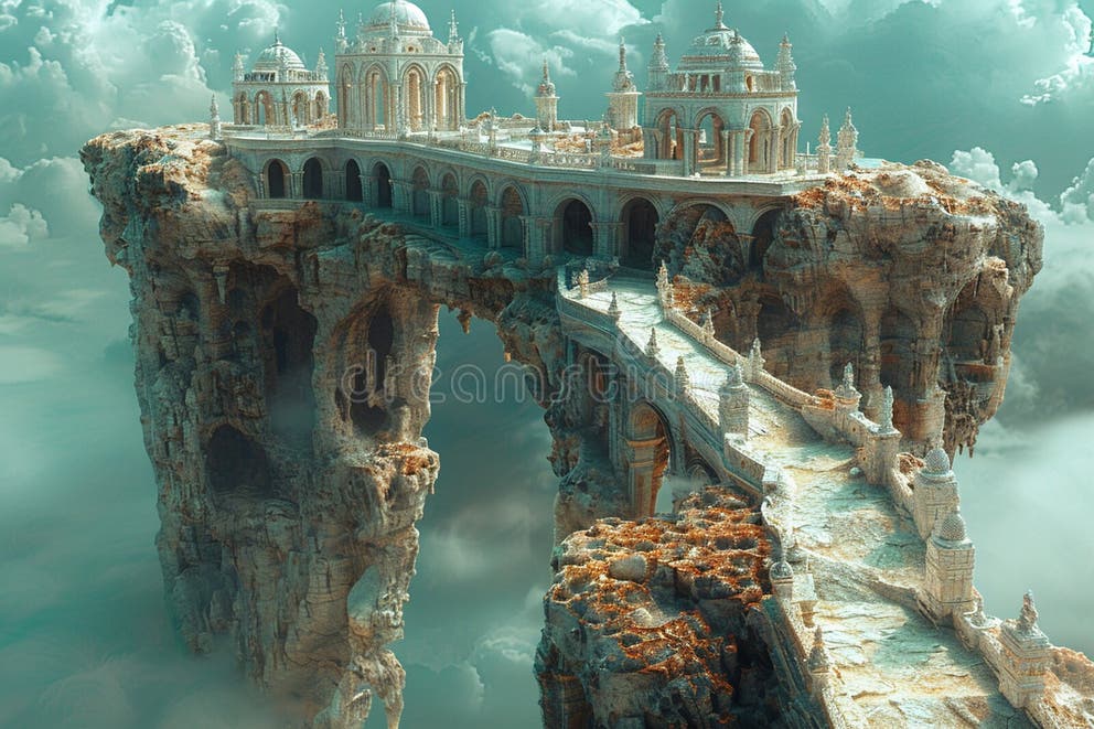 The Architecture of a Dream Stock Image - Image of outlandish, physics ...