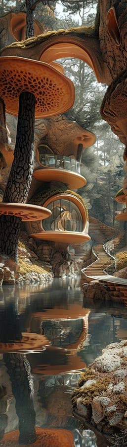 The Architecture of a Dream Stock Photo - Image of optical, peculiar ...