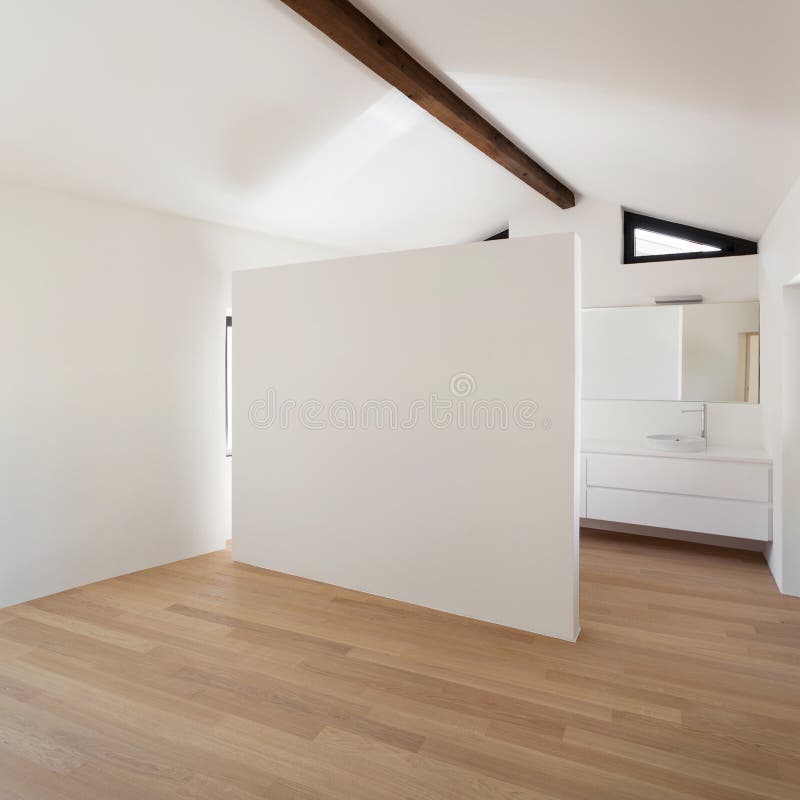 Modern studio loft stock photo. Image of brick, director - 9821700