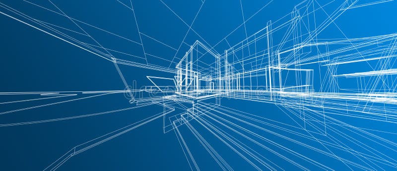 Architecture Exterior Facade Design Concept 3d Building Perspective ...