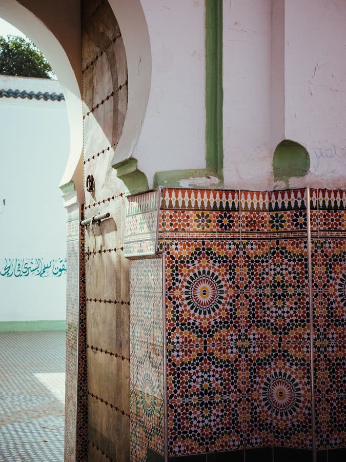 Architecture of the Exterior of the Old Building in Morocco. Stock ...