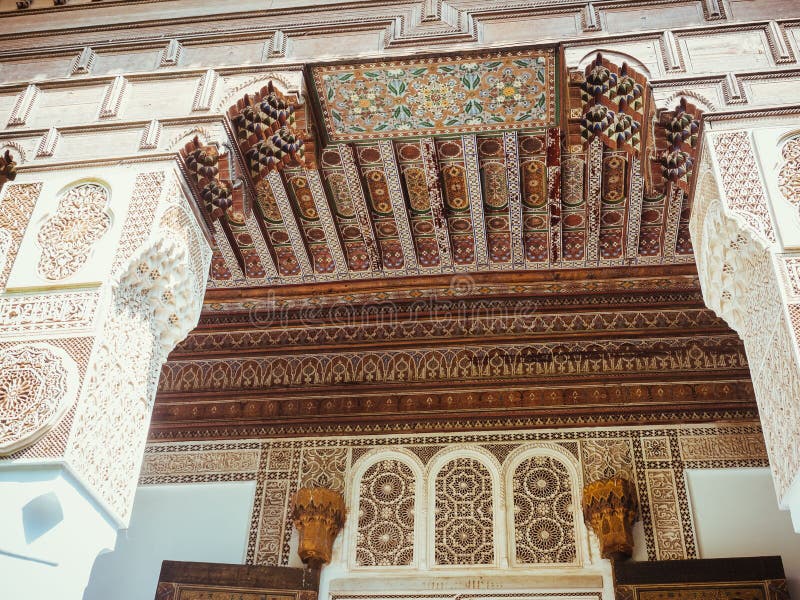 Architecture of the Exterior of the Old Building in Morocco. Stock ...