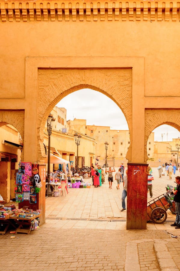 Architecture of Fez, Morocco Editorial Stock Photo - Image of islamic ...