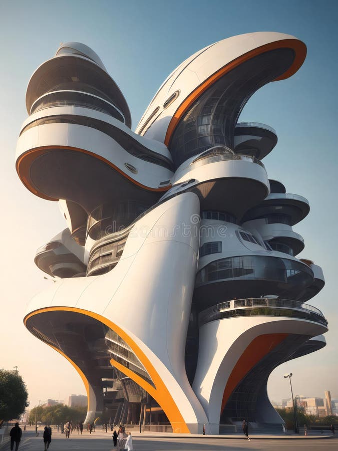 Architecture of the Future Conceptual Building Stock Illustration ...