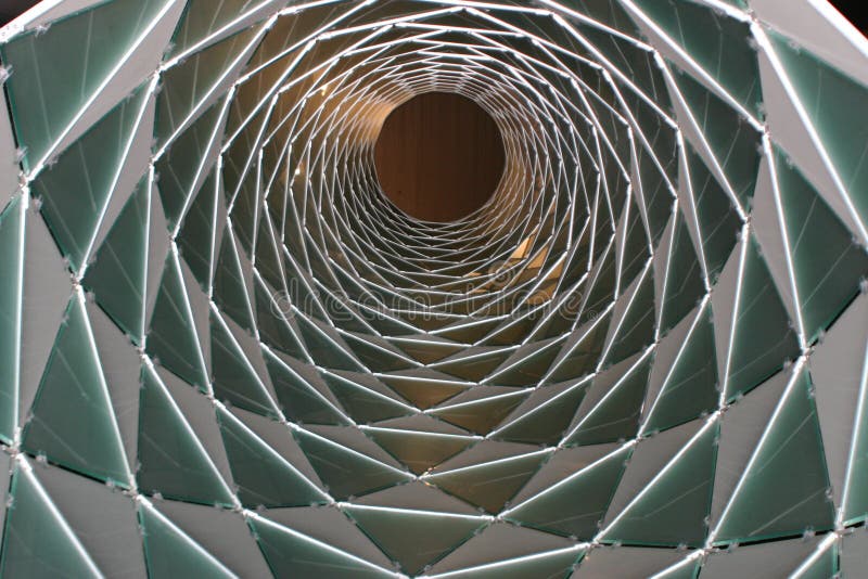 An Architecture of Geometry at Glass Window Stock Photo - Image of ...