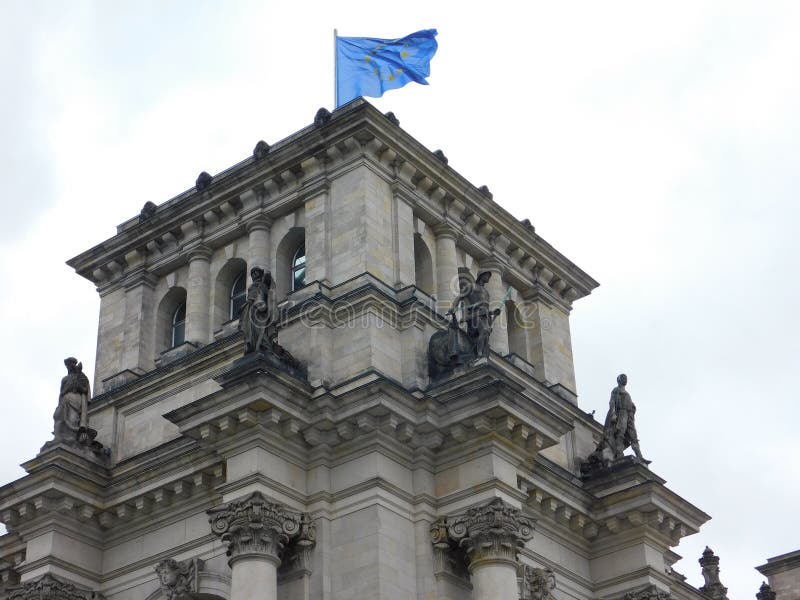 The Architecture of the German Power Buildings Stock Photo - Image of ...