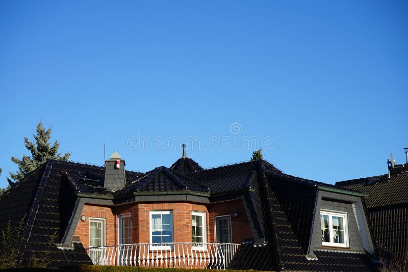 Modern German Architecture of a Single-family House. Berlin, Germany ...