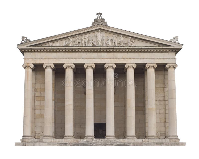 Architecture Grecque Classique Image stock - Image of découpage ...