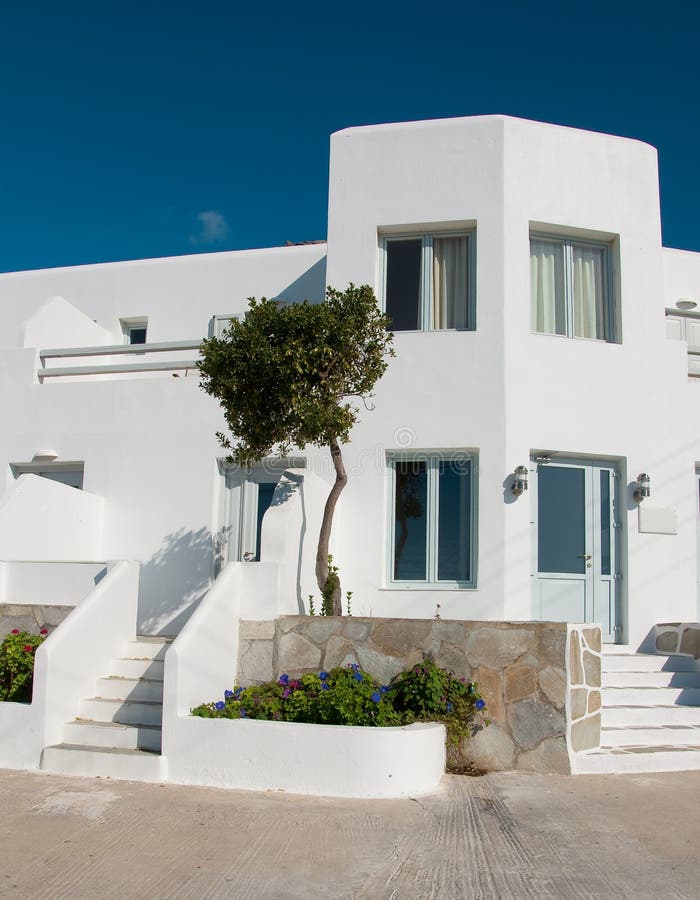 Architecture Grecque Classique - La Maison Blanche Photo stock - Image ...