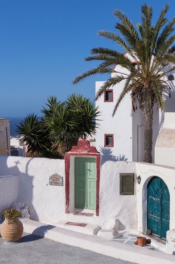 Architecture of Greek House Stock Image - Image of building, cyclades ...