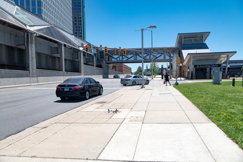 Architecture of the Greensboro Metro Station in Tysons on the Silver ...