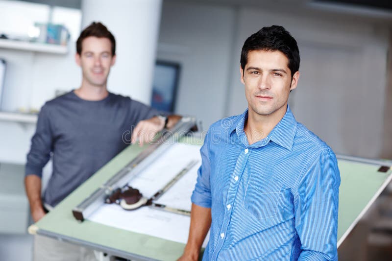 Architecture Has always Been His Dream. a Handsome Young Architect ...