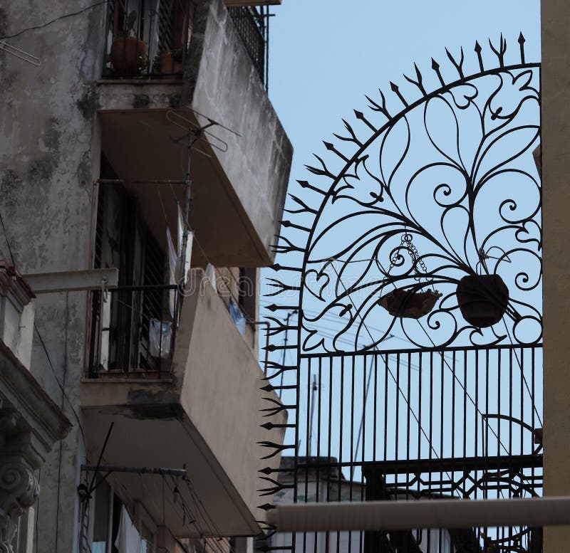 Architecture in Havana Cuba Stock Image - Image of stone, decorative ...