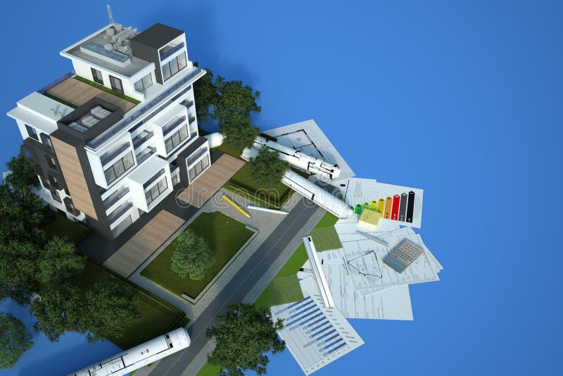 Architecture Holistic Approach Stock Illustration - Illustration of ...