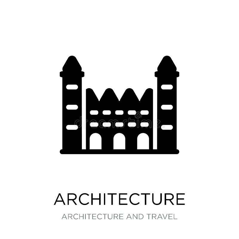 Architecture Icon in Trendy Design Style. Architecture Icon Isolated on ...
