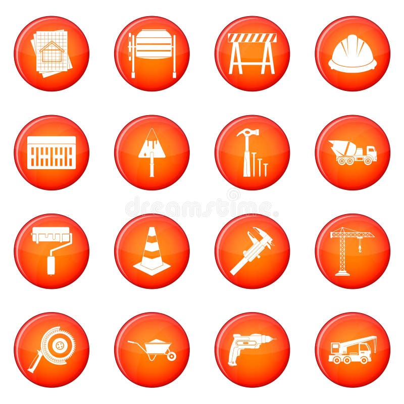 Architecture Icons Vector Set Stock Vector - Illustration of ...