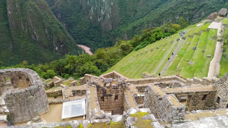 Architecture Inca, Machu Picchu, Peru, 02/08/2019 Stock Image - Image ...