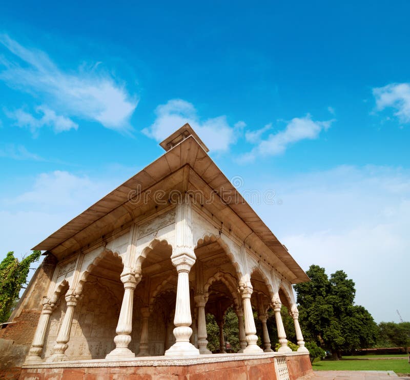 Architecture Inside the Red Fort Stock Image - Image of delhi, ancient ...