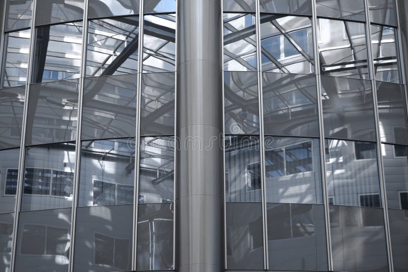 Architecture: Inside of a Skyscraper (Vienna / Austria) Stock Image ...