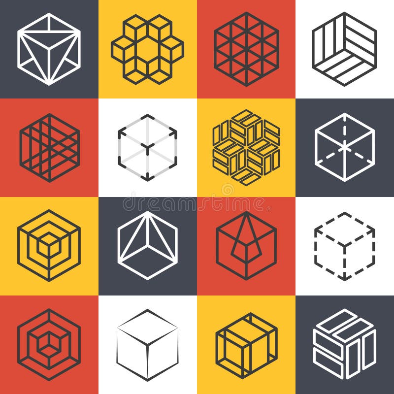 Classical Architectural Form Drawings in Set. Vector Drawing Design ...