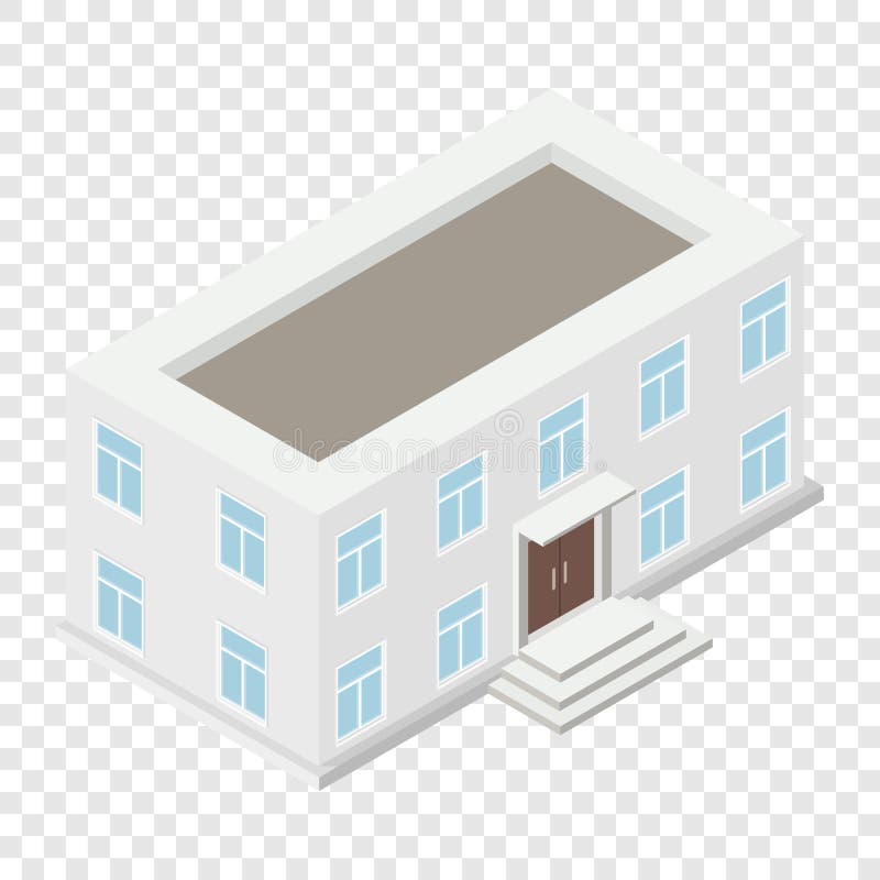 Architecture Isometric House Stock Illustration - Illustration of ...